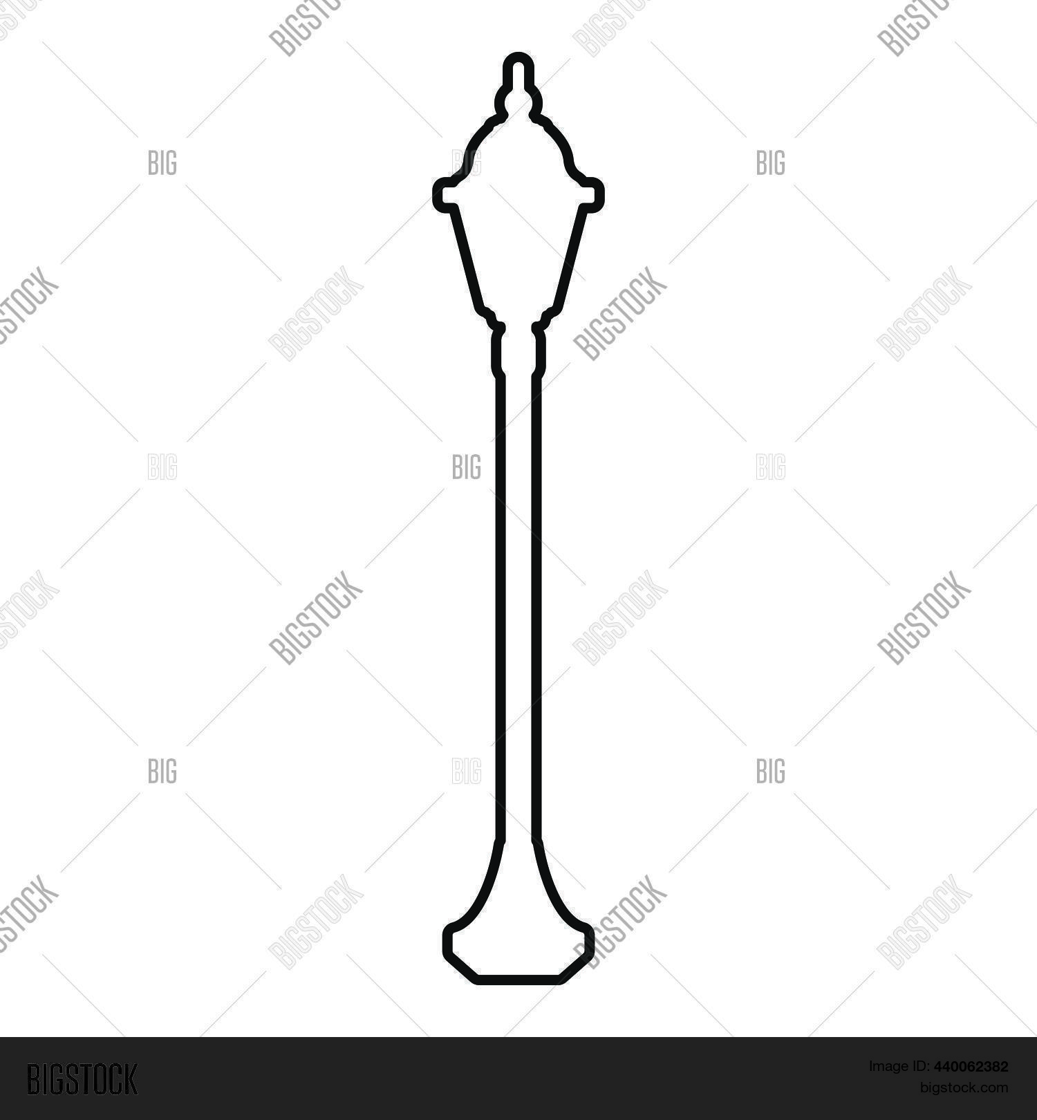 Street Lamp Lantern Vector & Photo (Free Trial) | Bigstock
