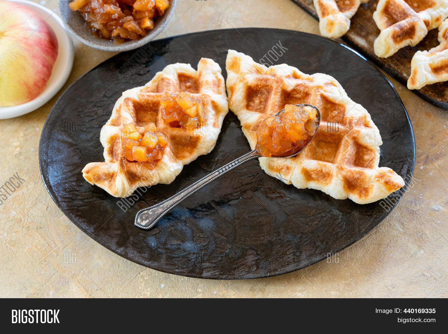 Croffle Asian Delicacy Image & Photo (Free Trial) | Bigstock