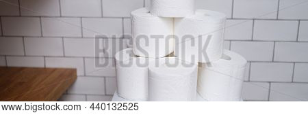 Stack Toilet Paper Image & Photo (Free Trial) | Bigstock