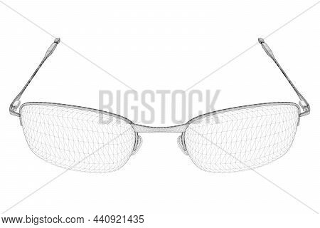 Wireframe Eyeglasses Vector & Photo (Free Trial) | Bigstock