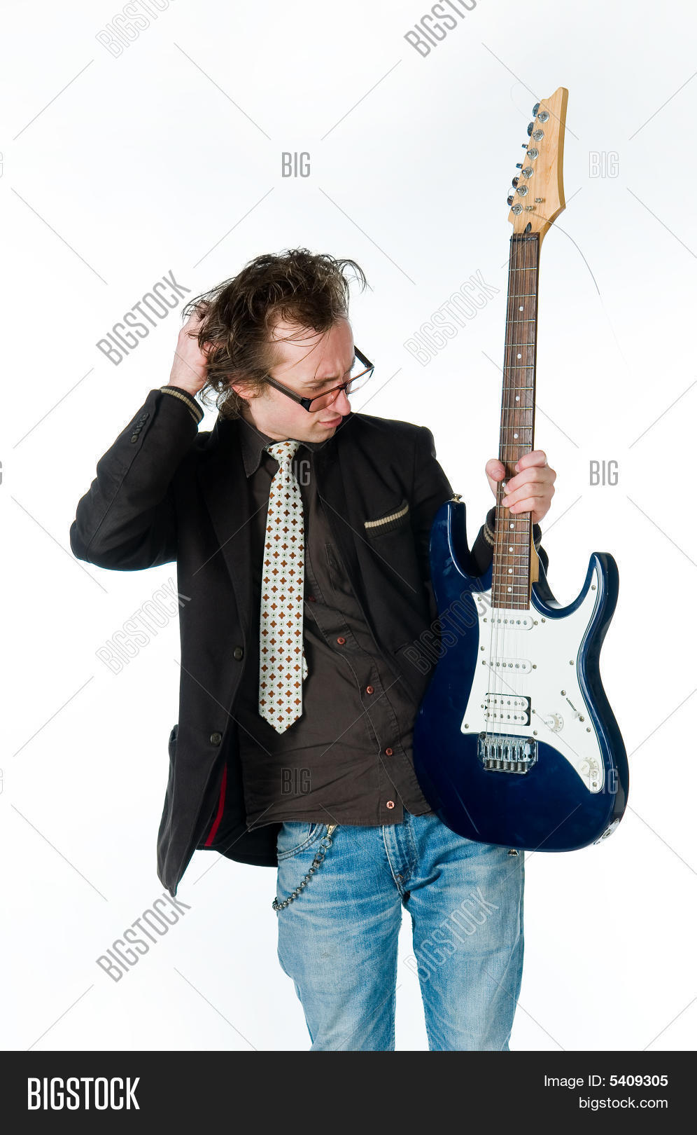 Man Electro Guitar Image & Photo (Free Trial) | Bigstock