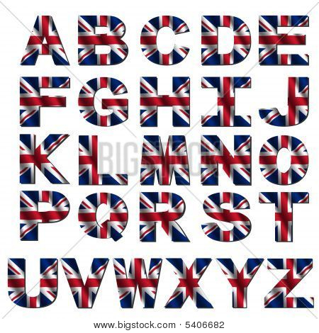 British Flag Font Image & Photo (Free Trial) | Bigstock