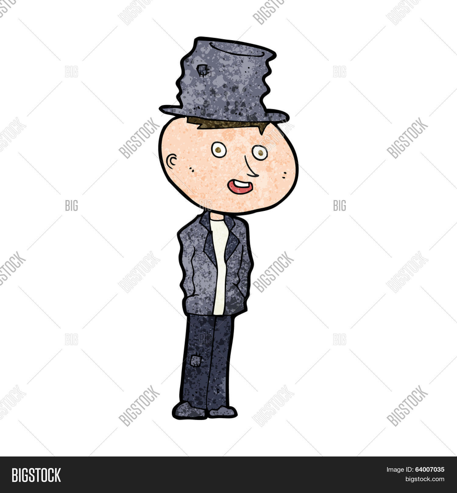 Cartoon Funny Hobo Vector & Photo (Free Trial) | Bigstock