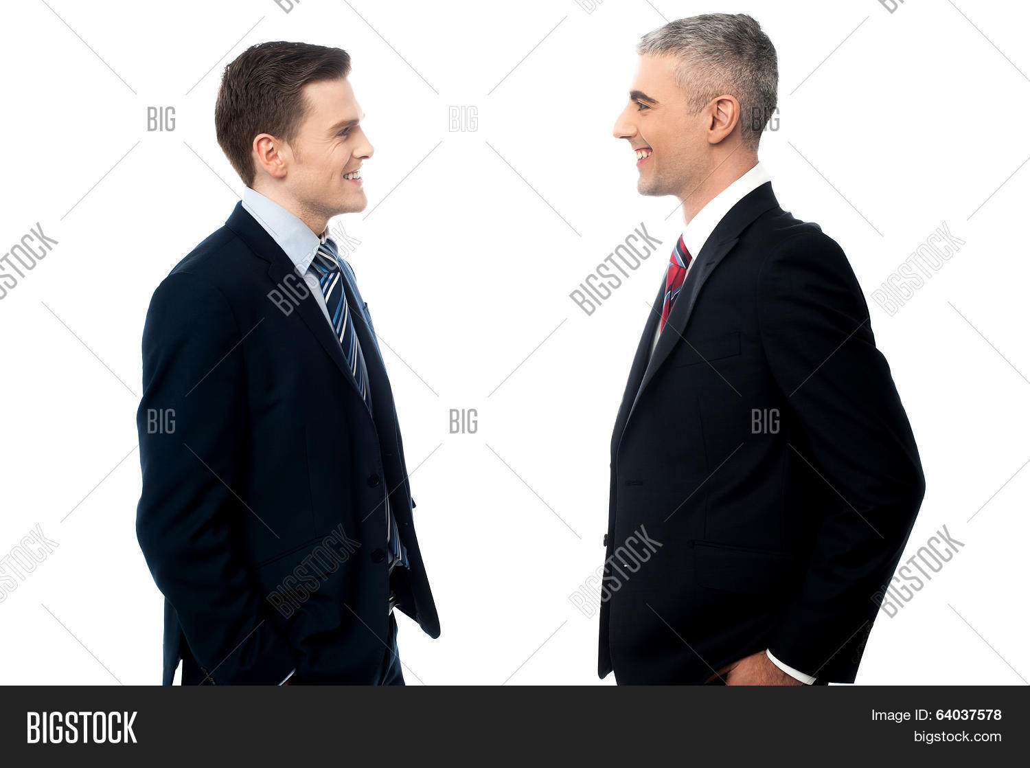 Smiling Businessmen Image & Photo (Free Trial) | Bigstock