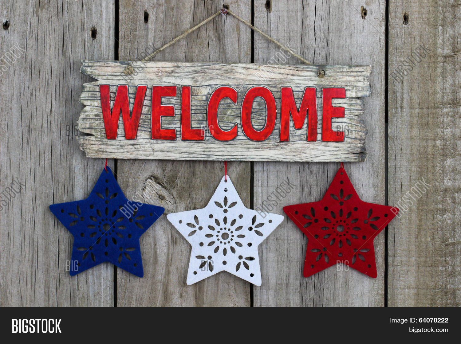 Red Welcome Sign Red, Image & Photo (Free Trial) | Bigstock