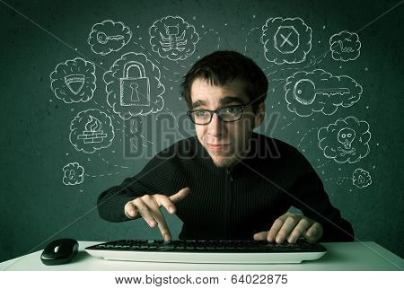 Young Nerd Hacker Image & Photo (Free Trial) | Bigstock