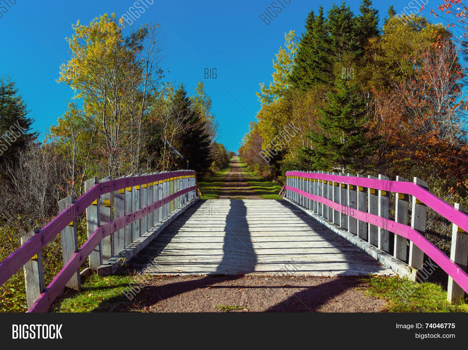 Bridge Over Brook On Image & Photo (Free Trial) | Bigstock