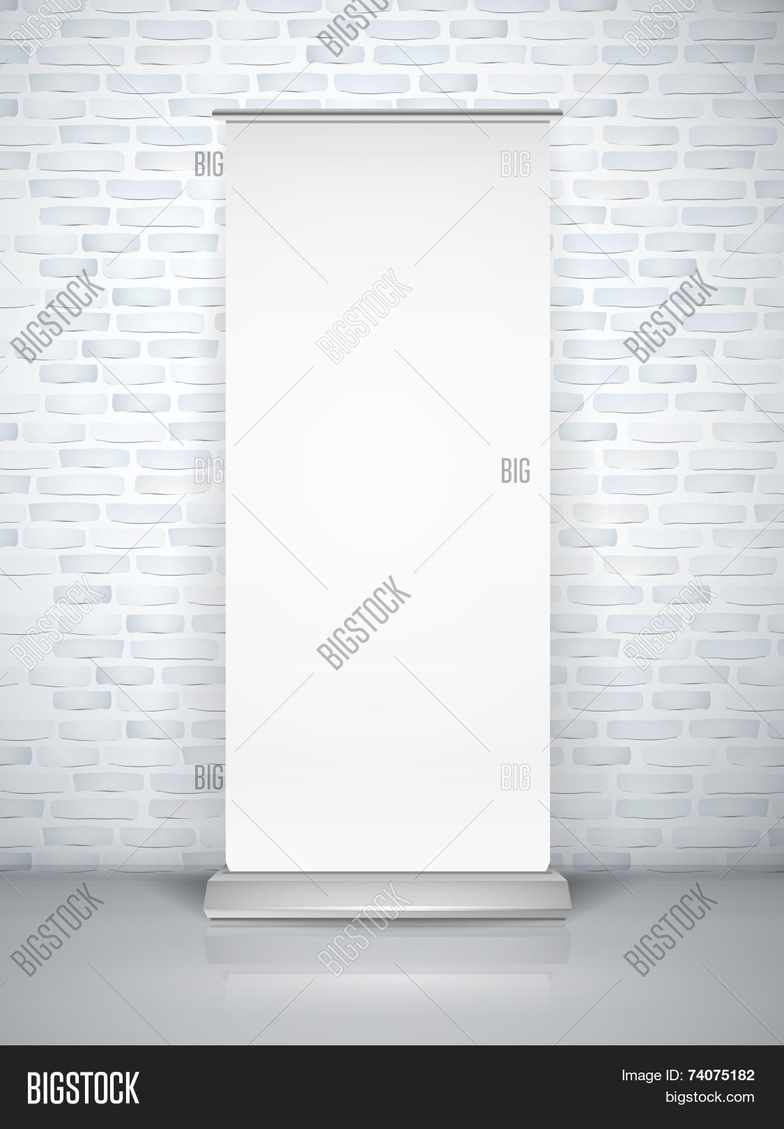 Blank Roll Banner Vector & Photo (Free Trial) | Bigstock