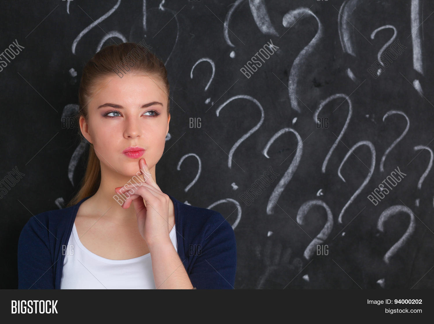 Young Girl Question Image & Photo (Free Trial) | Bigstock