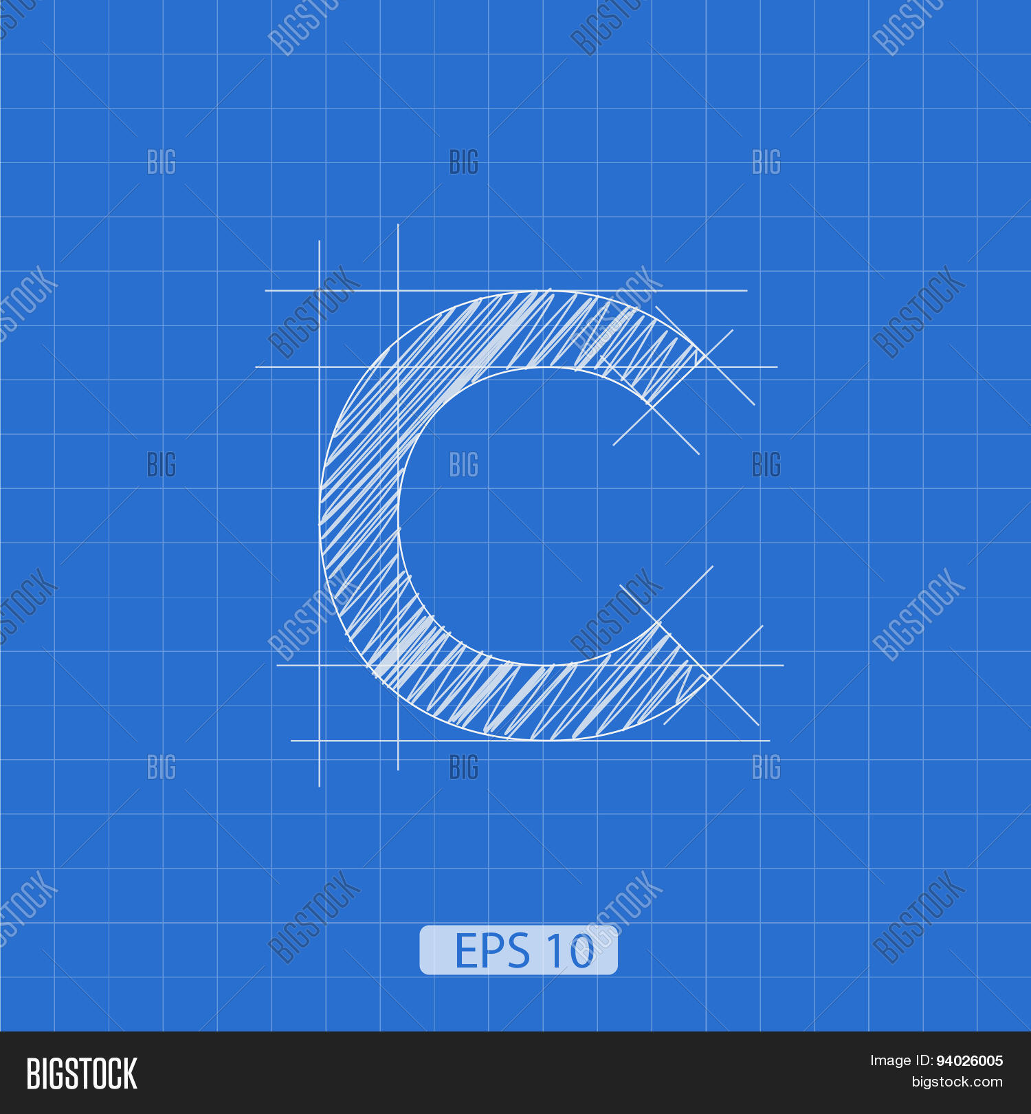 C Letter Vector & Photo (Free Trial) | Bigstock