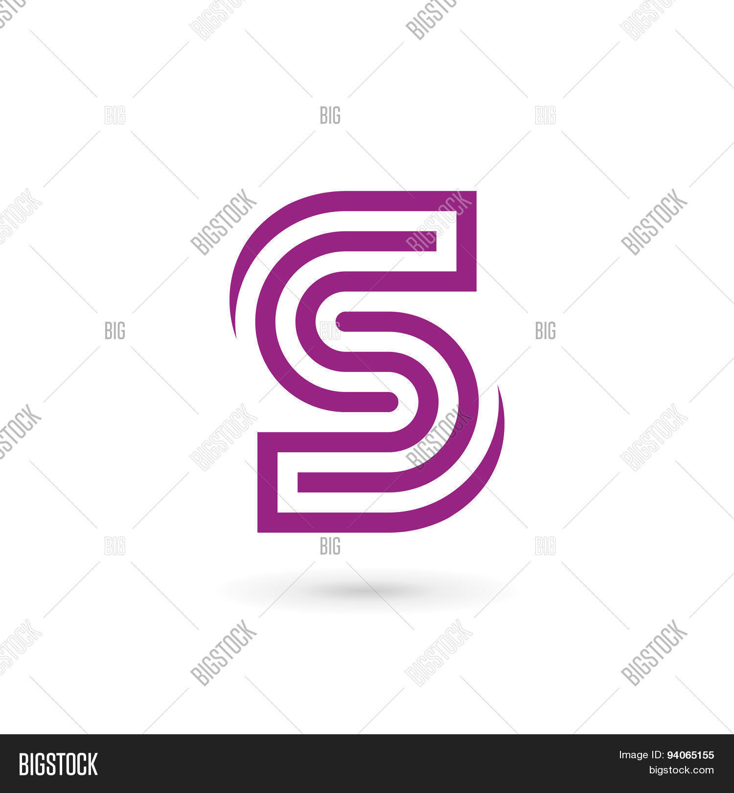 Letter S Number 5 Vector & Photo (Free Trial) | Bigstock
