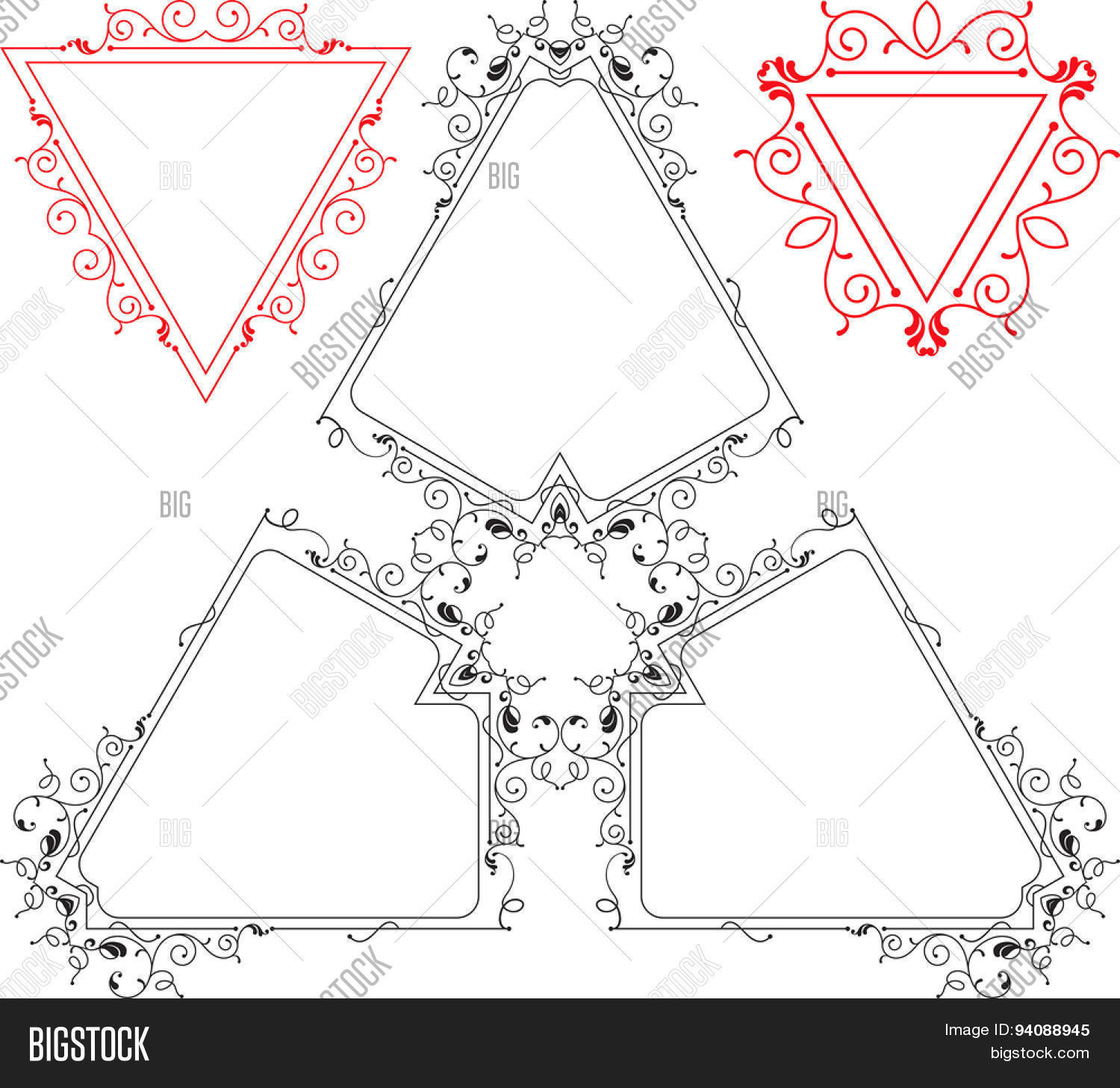 Frame Border Design Vector & Photo (Free Trial) | Bigstock