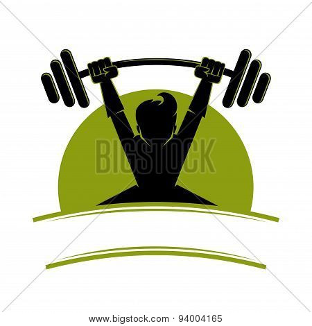 Weight Lifting Symbol Vector & Photo (Free Trial) | Bigstock