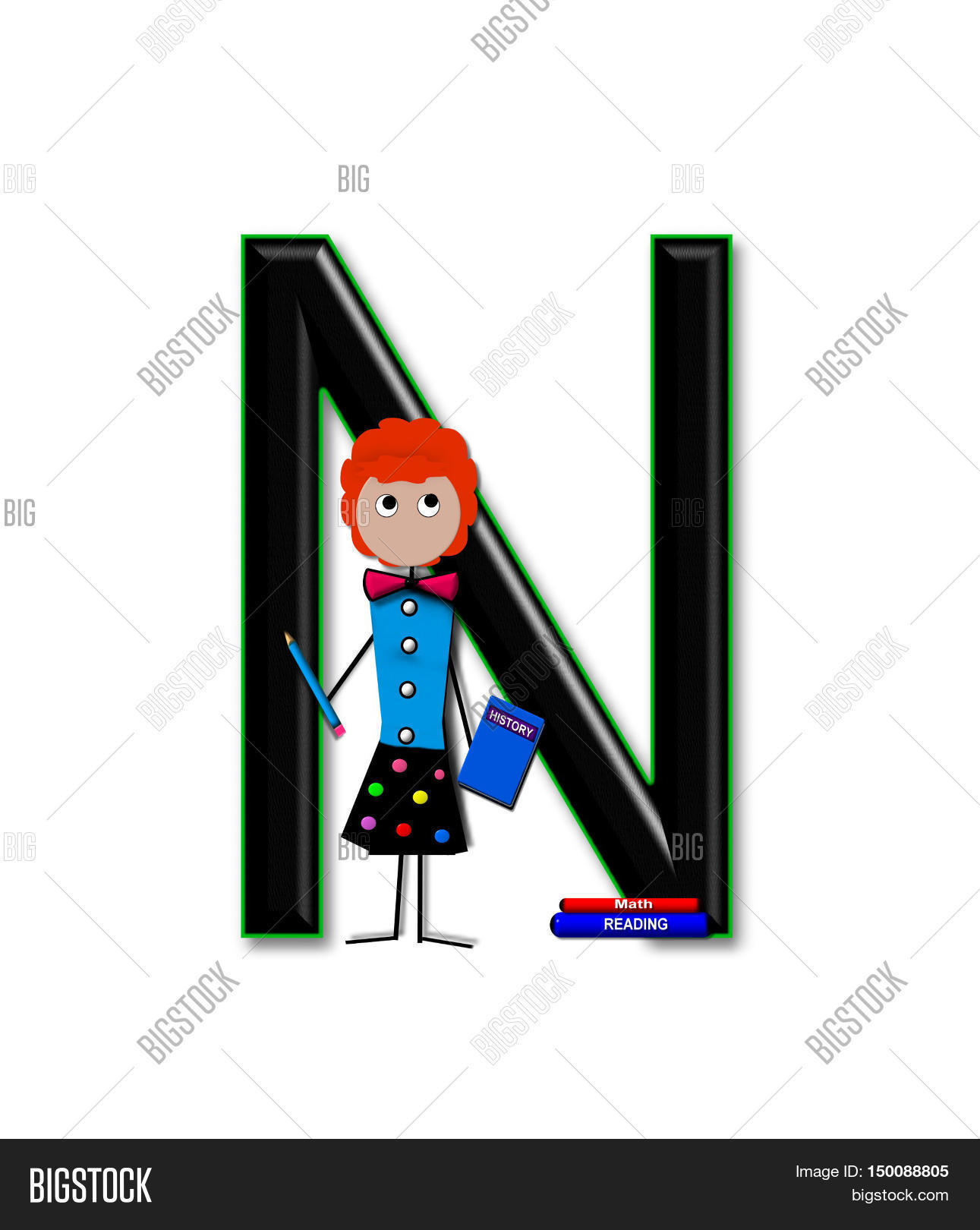 Imagen y foto N Alphabet Set "ABC (prueba gratis) | Bigstock