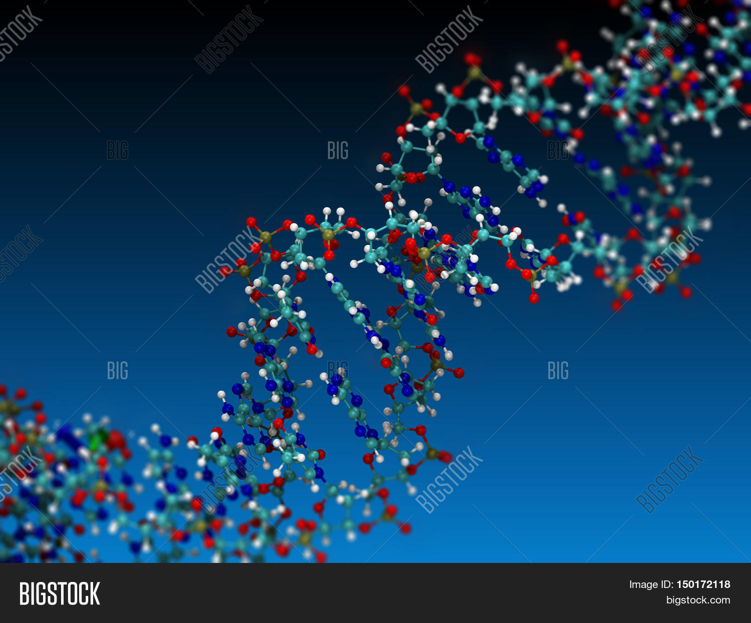 3D DNA Spiral Image & Photo (Free Trial) | Bigstock