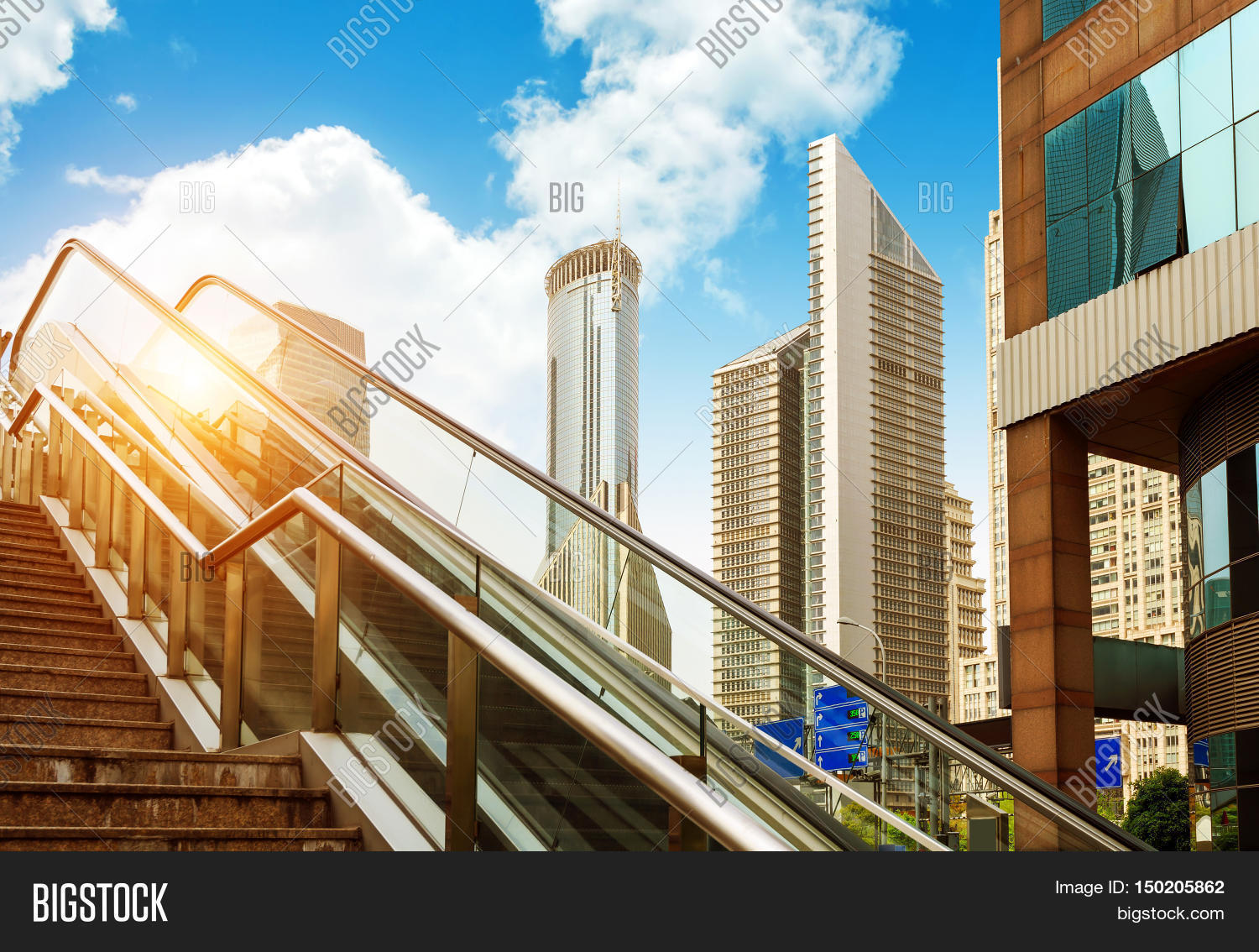 Staircase Skyscrapers Image & Photo (Free Trial) | Bigstock