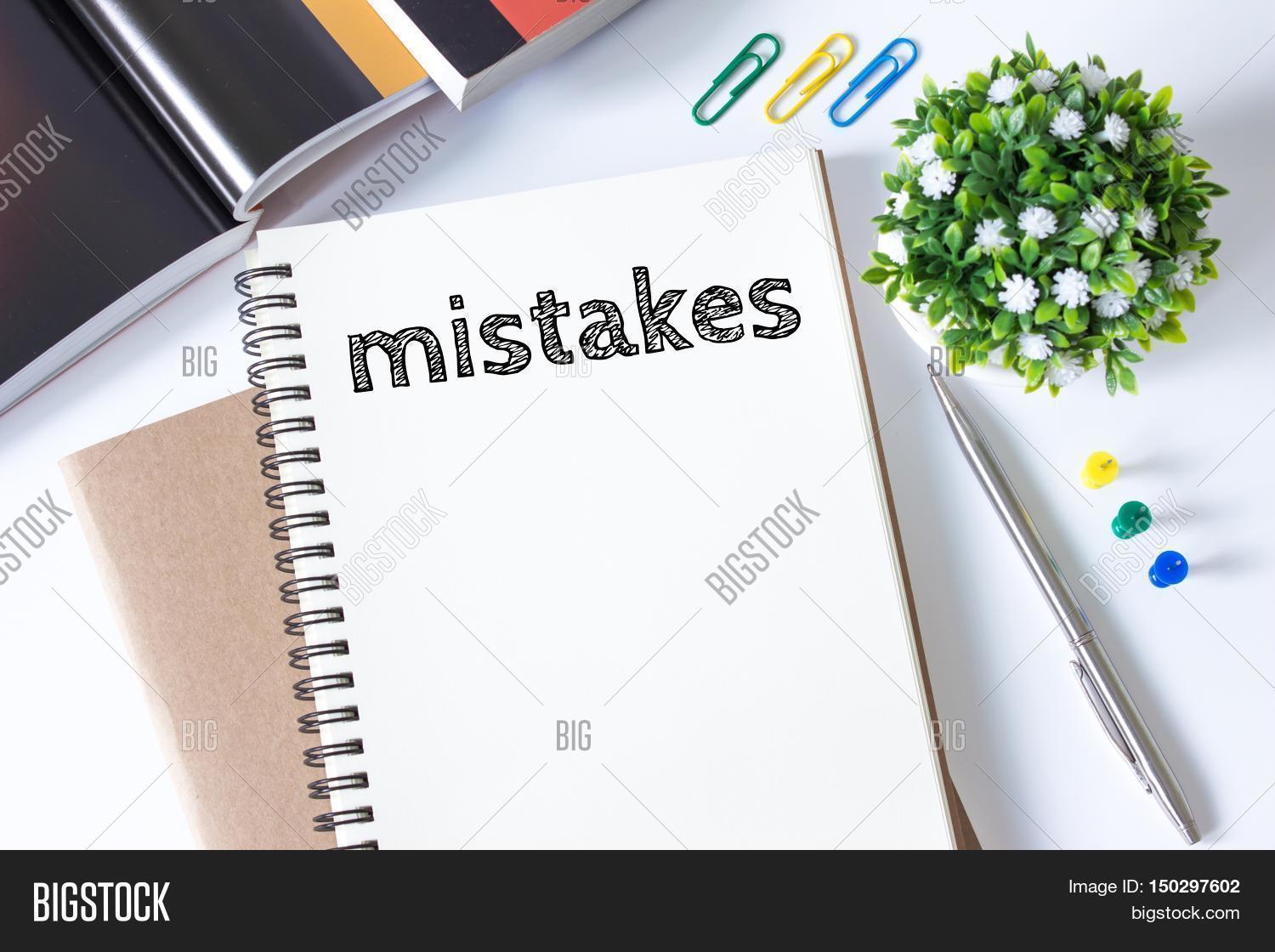 Mistakes Word Message Image & Photo (Free Trial) | Bigstock