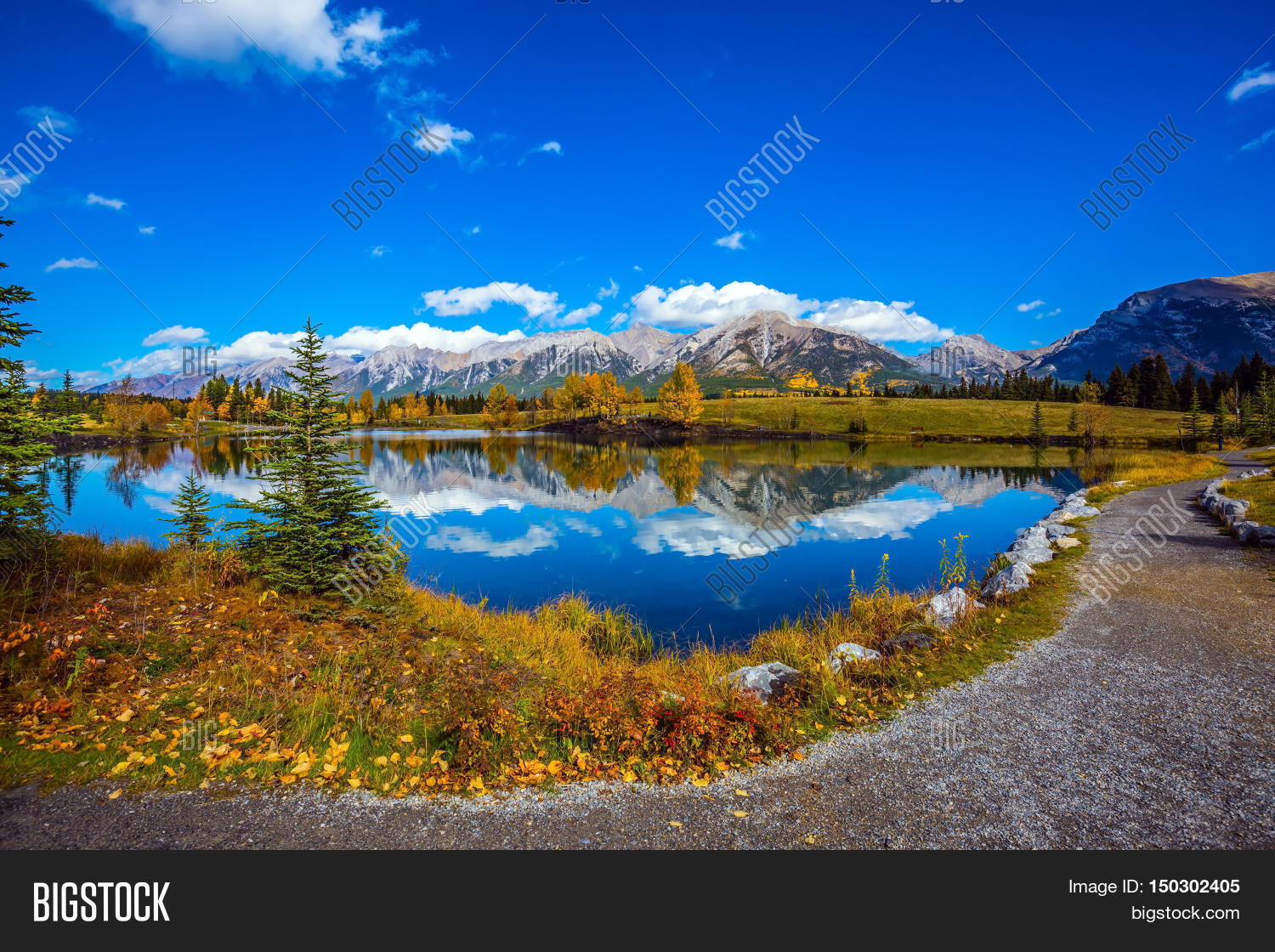 Path Around Lake. Image & Photo (Free Trial) | Bigstock