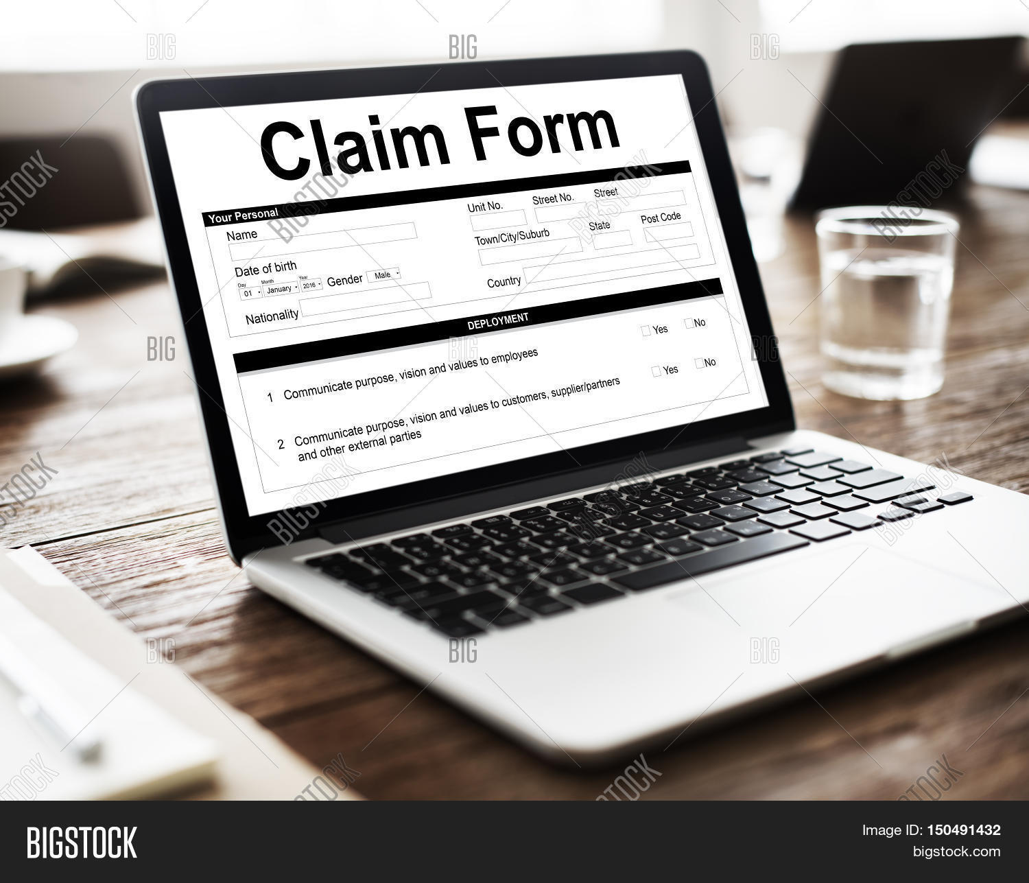 Claim Form Document Image & Photo (Free Trial) | Bigstock