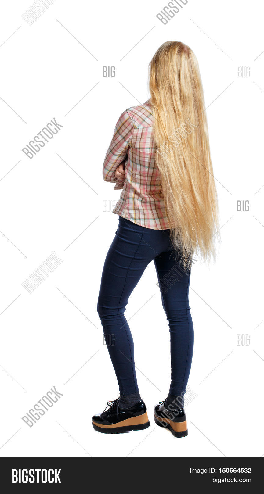 Back View Standing Image & Photo (Free Trial) | Bigstock