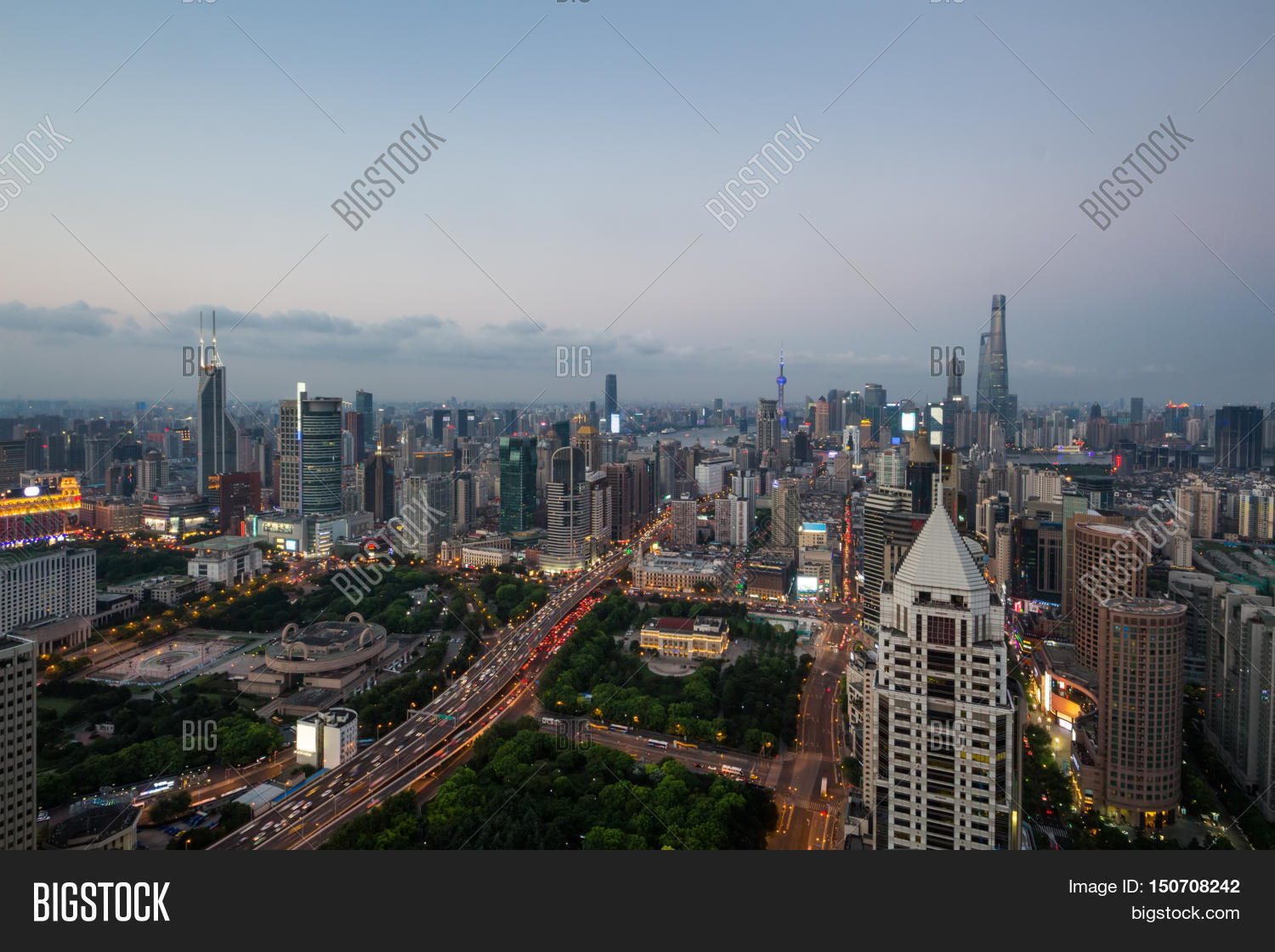 Shanghai City Summer Image & Photo (Free Trial) | Bigstock