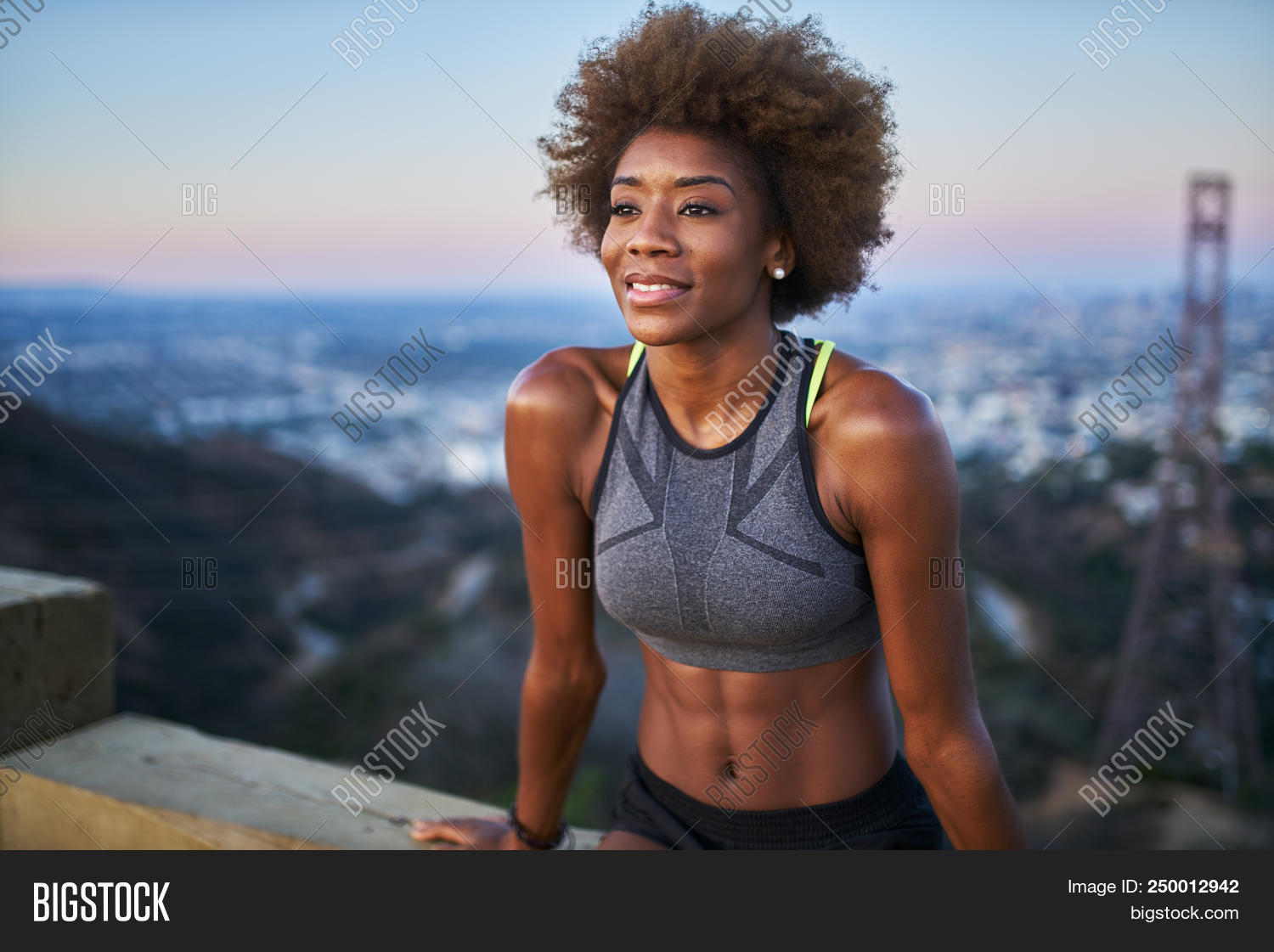 Fit African Woman Image & Photo (Free Trial) | Bigstock