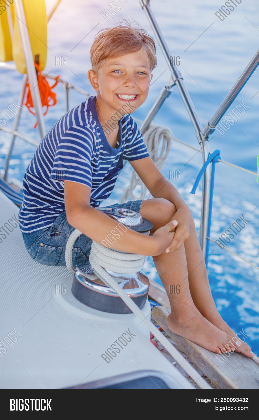 Cute Boy On Board Image & Photo (Free Trial) | Bigstock