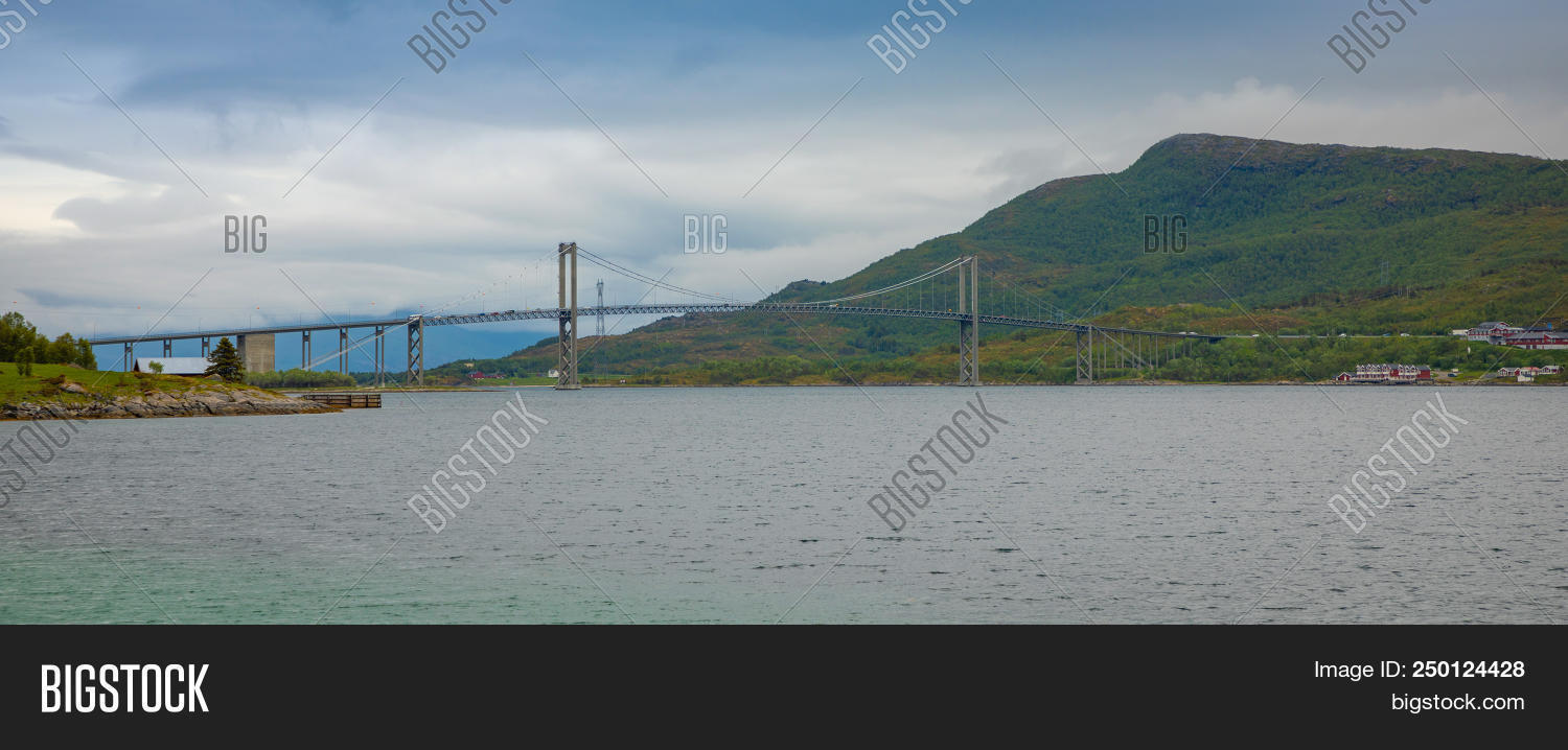 Tjeldsund Bridge Image & Photo (Free Trial) | Bigstock