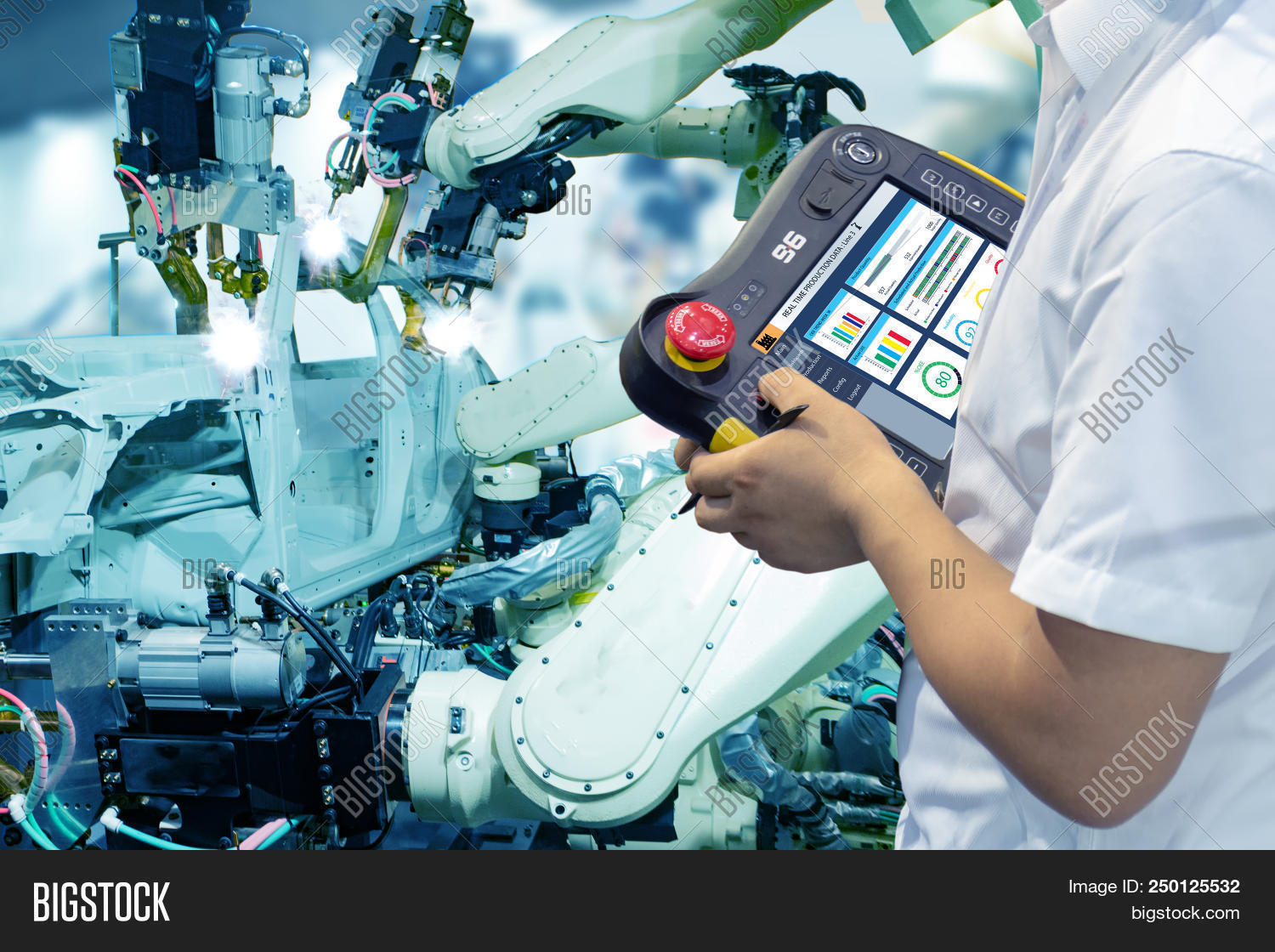 Iot Smart Factory , Image & Photo (Free Trial) | Bigstock