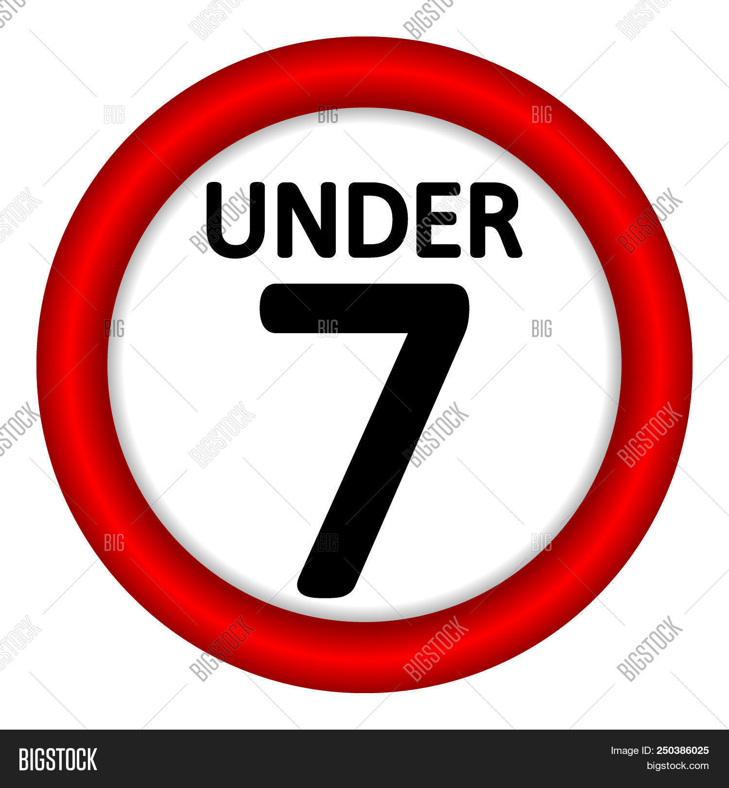 7 Age Restriction Sign Image & Photo (Free Trial) | Bigstock