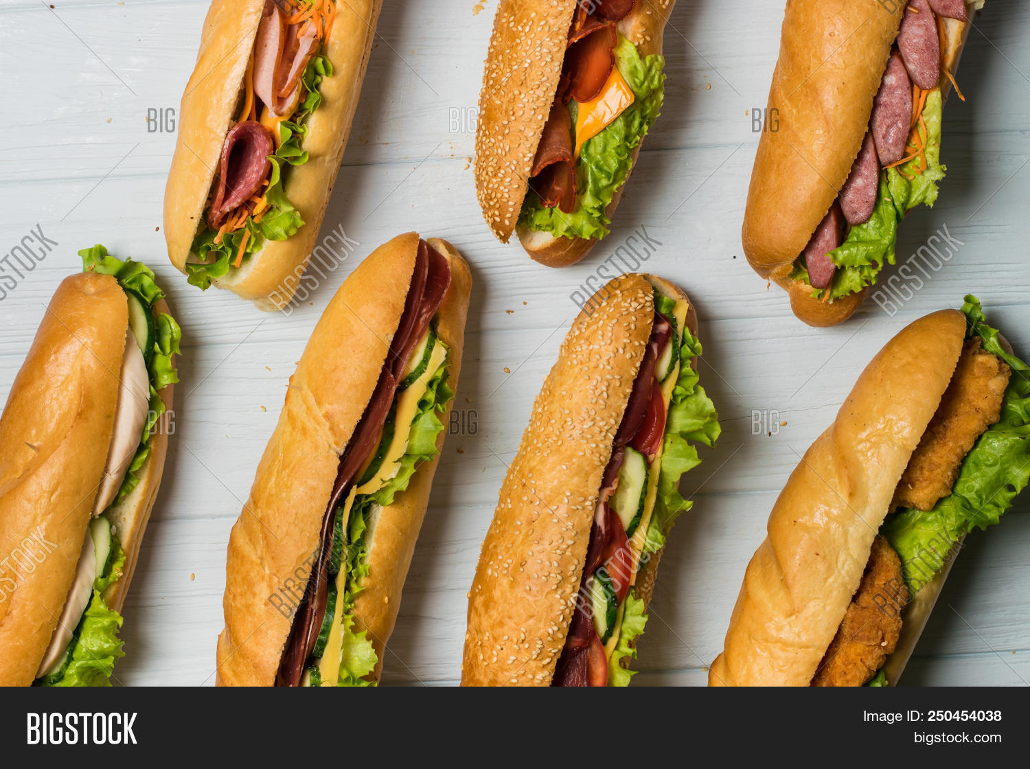 Fresh Sub Sandwich On Image & Photo (Free Trial) | Bigstock