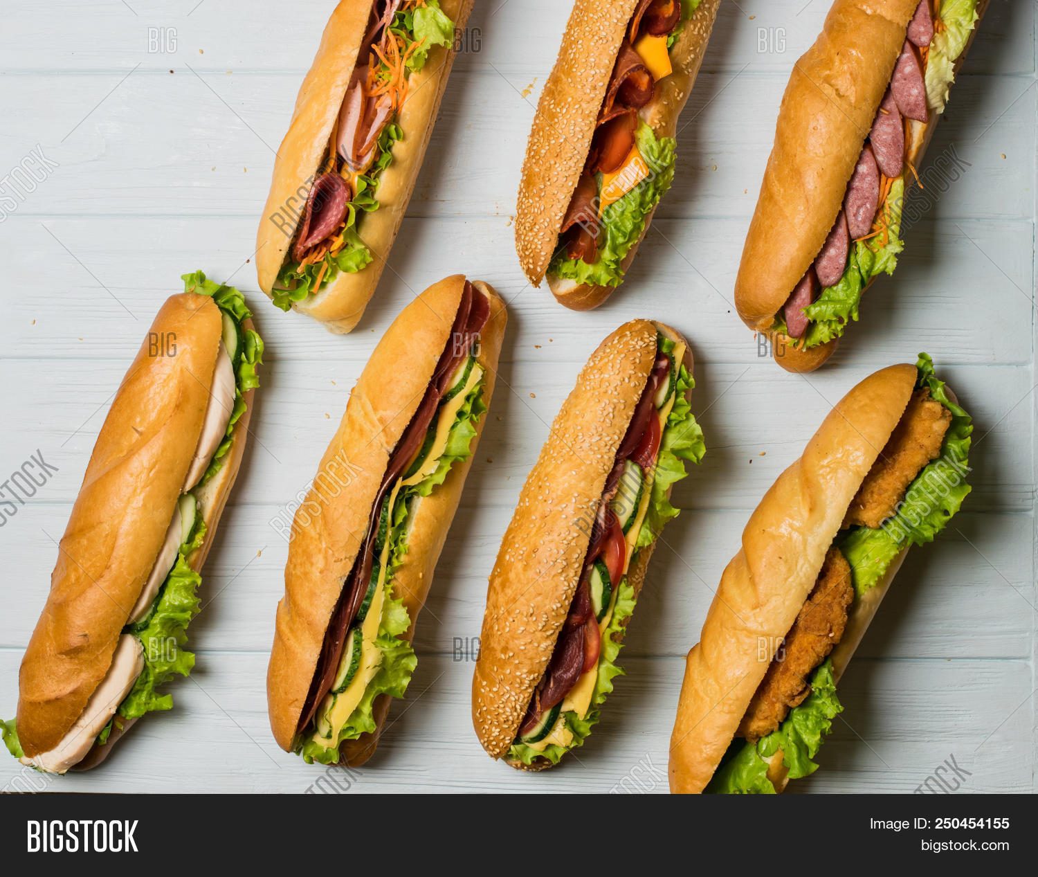 Fresh Sub Sandwich On Image & Photo (Free Trial) | Bigstock