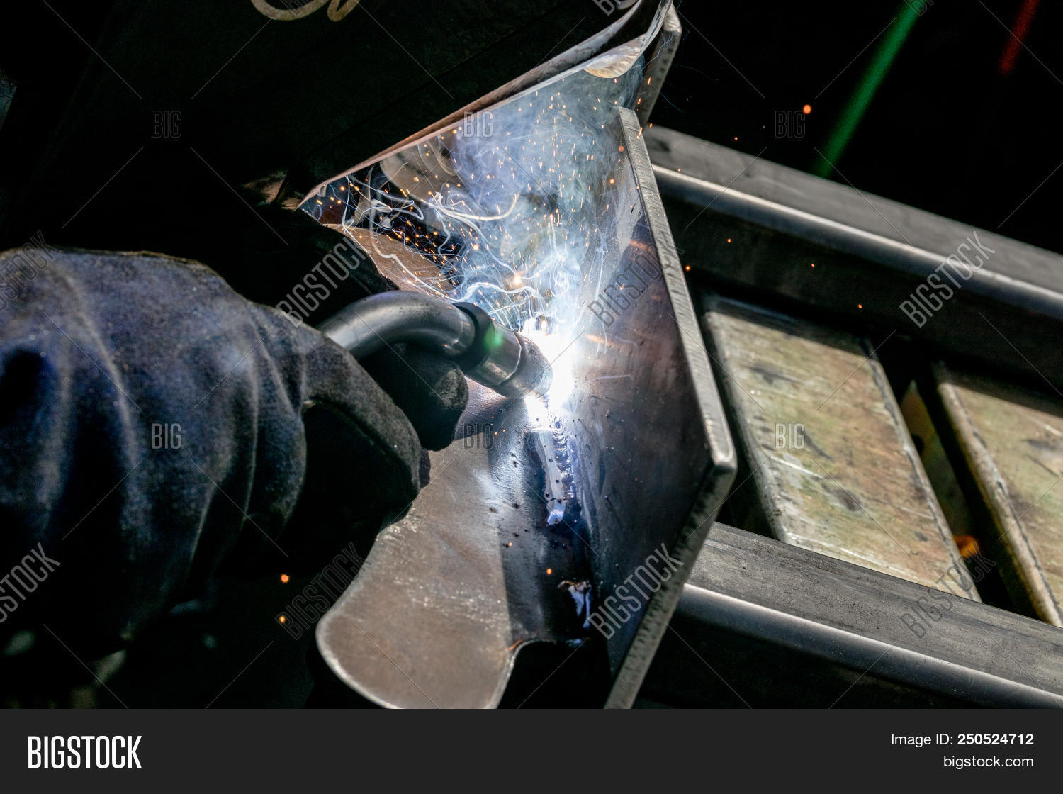 Man Tig Welding Steel Image & Photo (Free Trial) | Bigstock