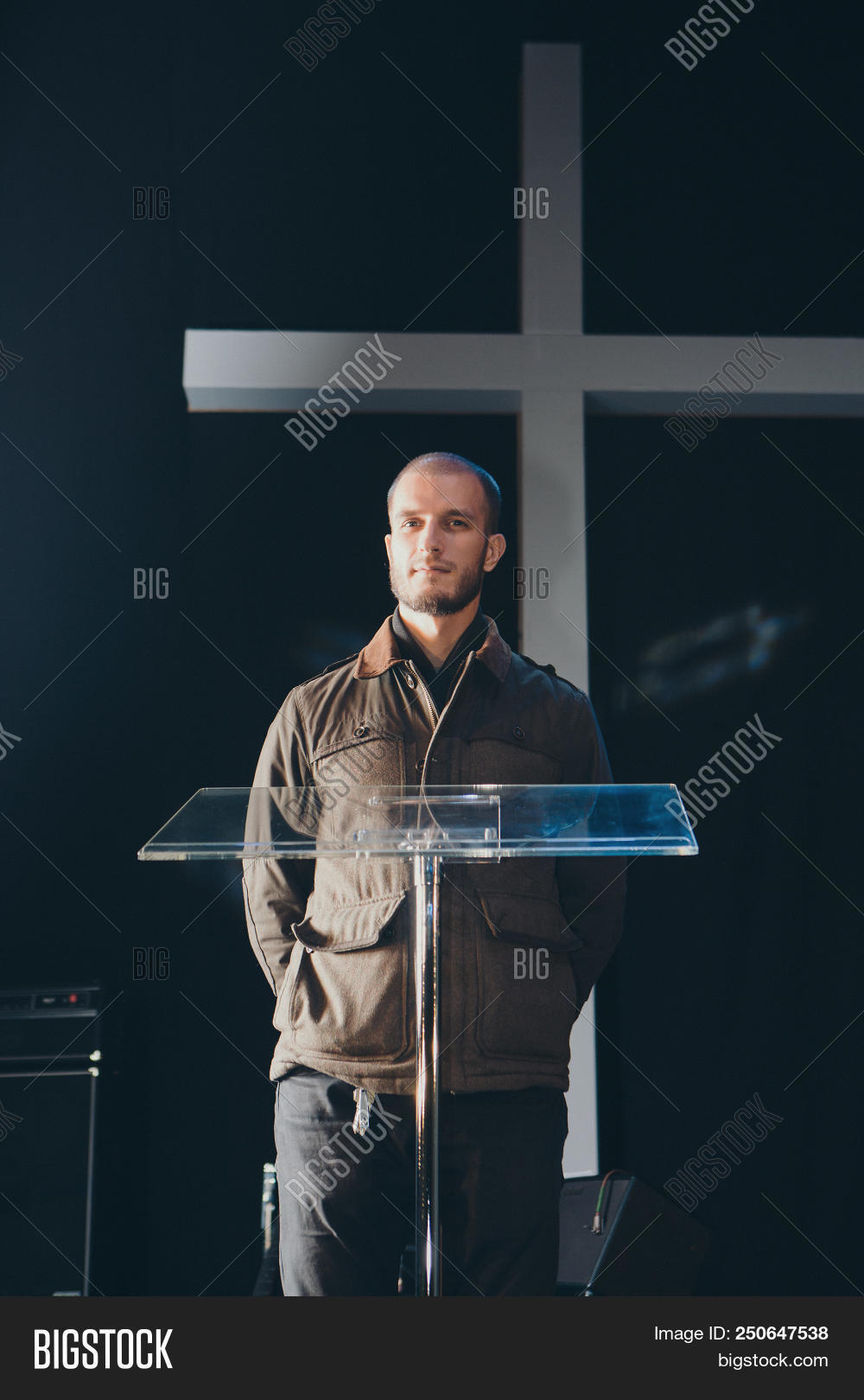 Man Pulpit Against Image & Photo (Free Trial) | Bigstock