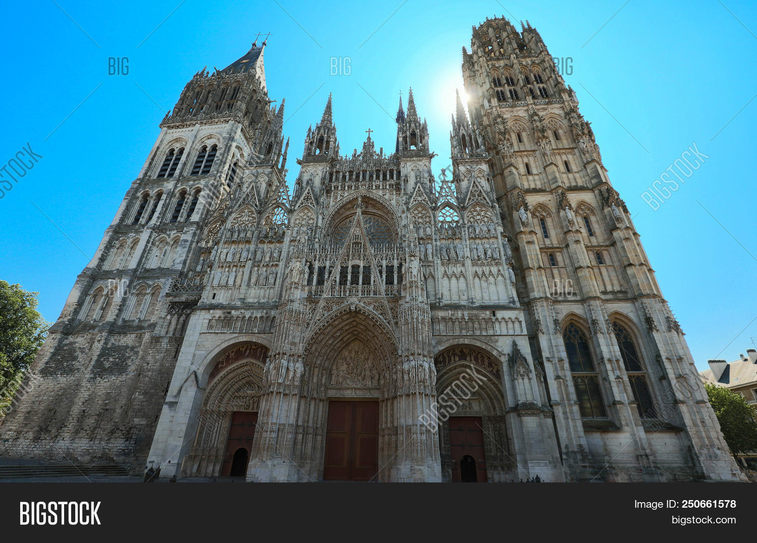 Rouen Cathedral Roman Image & Photo (Free Trial) | Bigstock