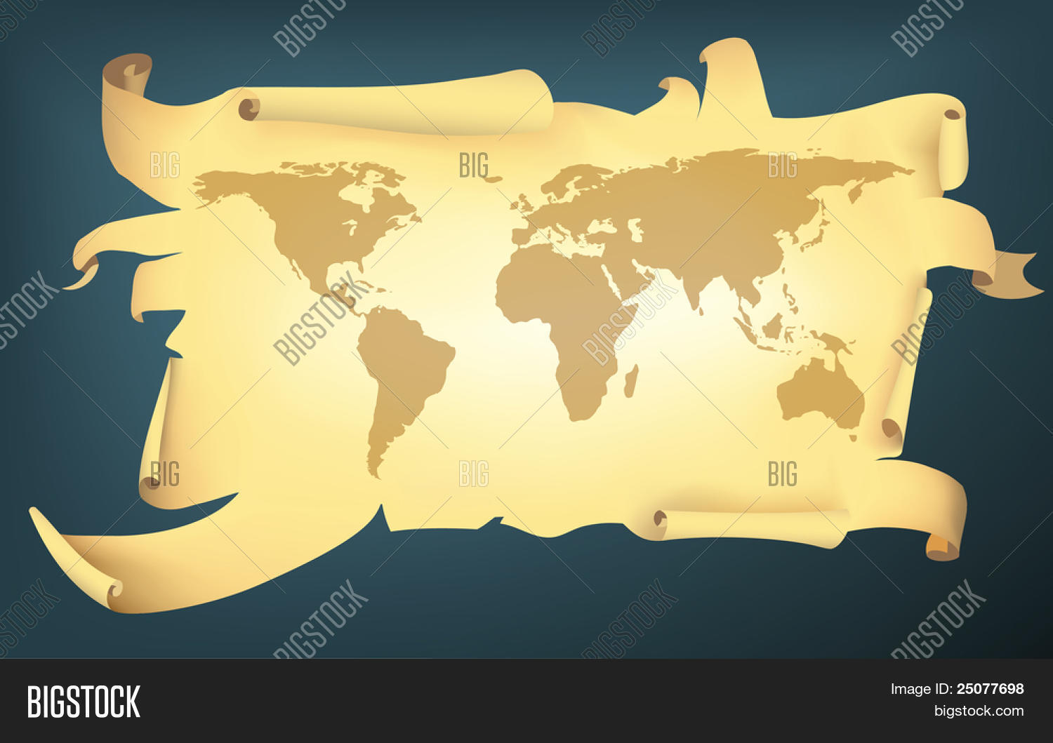Cartoon Style Torn Map Image & Photo (Free Trial) | Bigstock