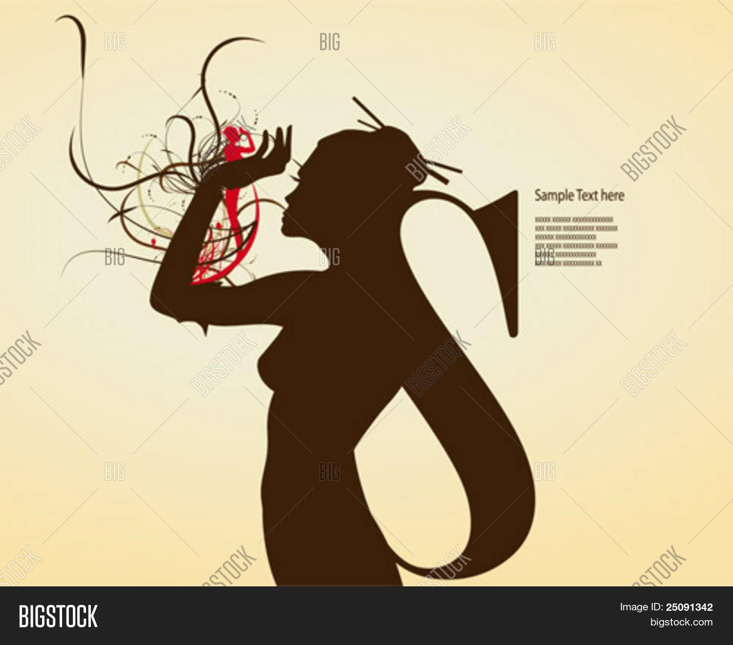 Sexy Initial Vector & Photo (Free Trial) | Bigstock