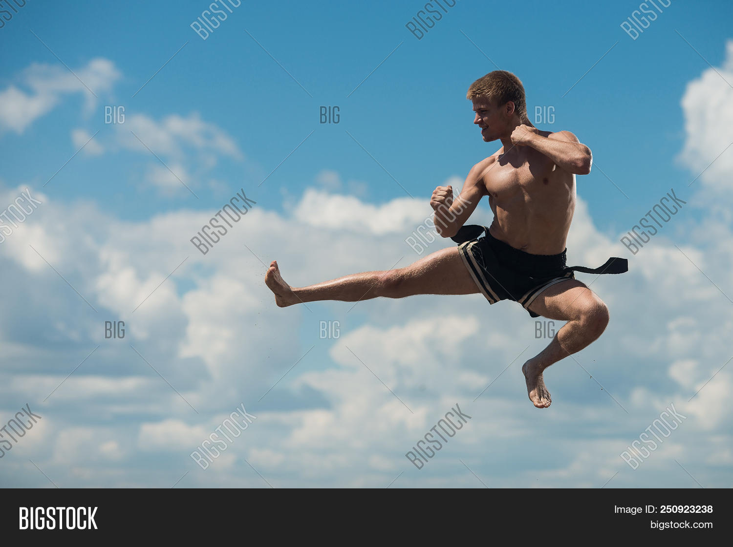 Person Flying In The Air