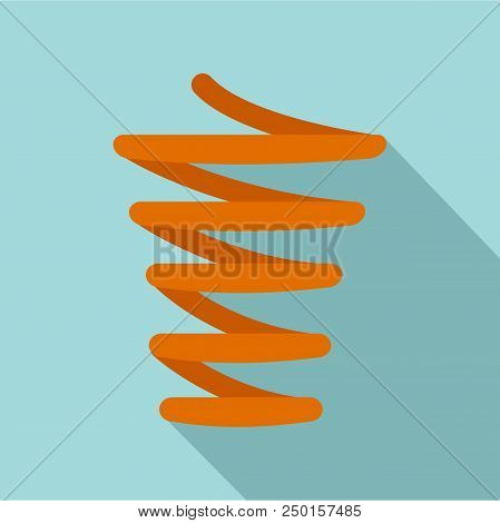 Jump Coil Icon. Flat Vector & Photo (Free Trial) | Bigstock