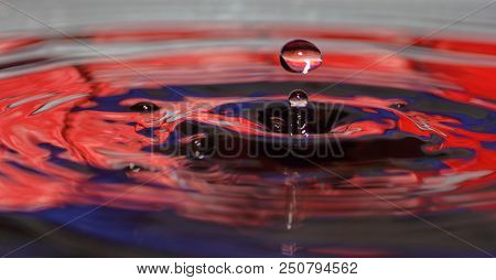 Drop Water Above Water Image & Photo (Free Trial) | Bigstock