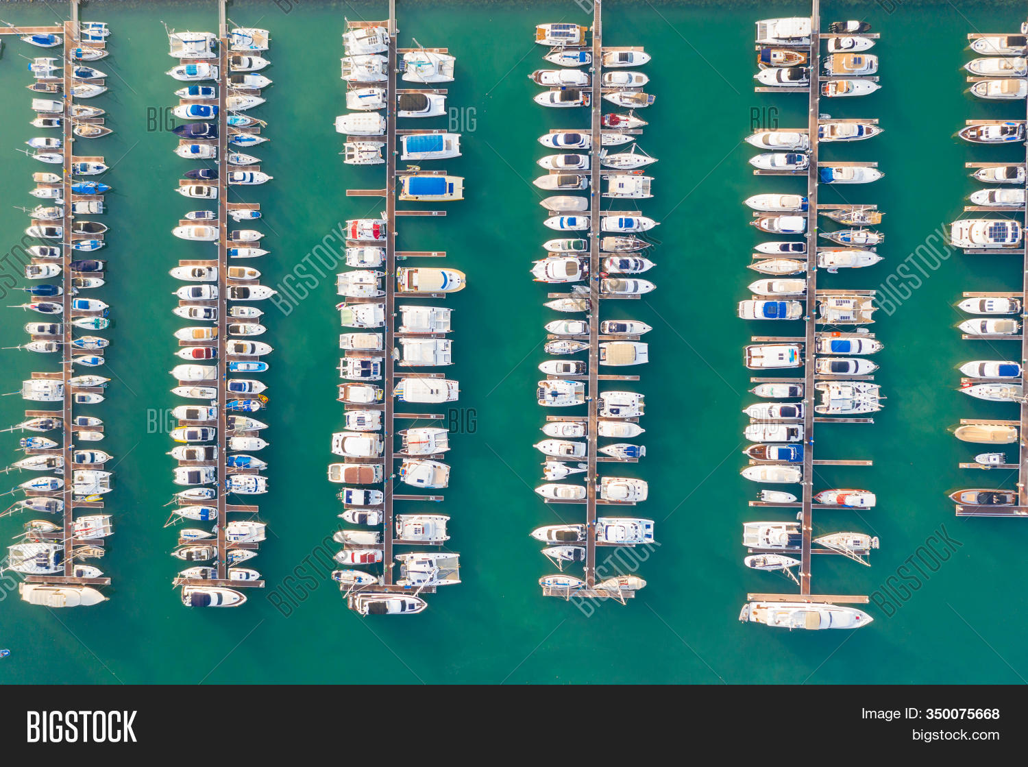 Aerial View Yachts Image & Photo (Free Trial) | Bigstock