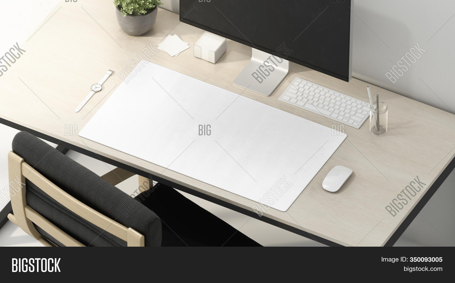 Blank White Desk Mat Image & Photo (Free Trial) | Bigstock