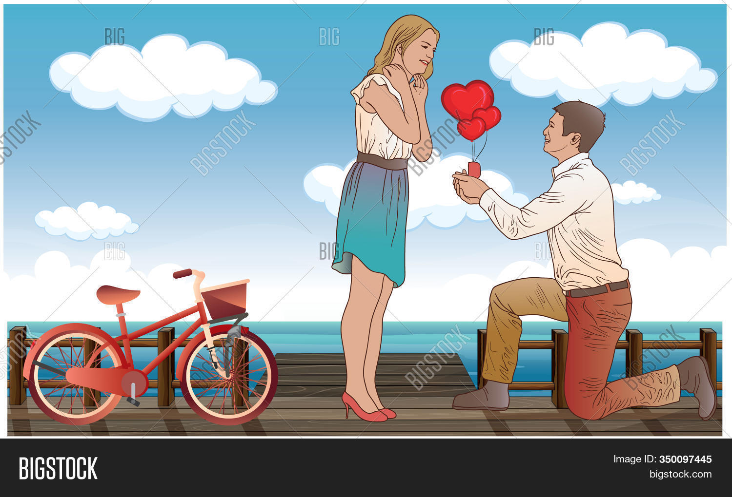 Boy Purposing Girl On Image & Photo (Free Trial) | Bigstock