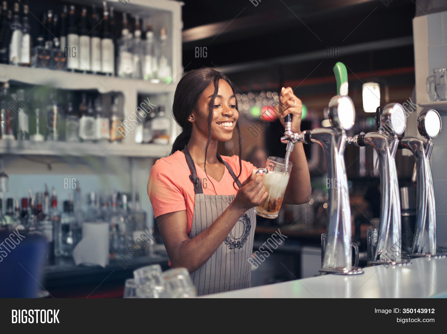 Beautiful Waitress Image & Photo (Free Trial) | Bigstock
