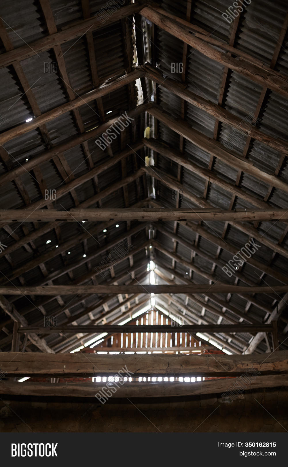 Old Roof Trusses Image & Photo (Free Trial) | Bigstock