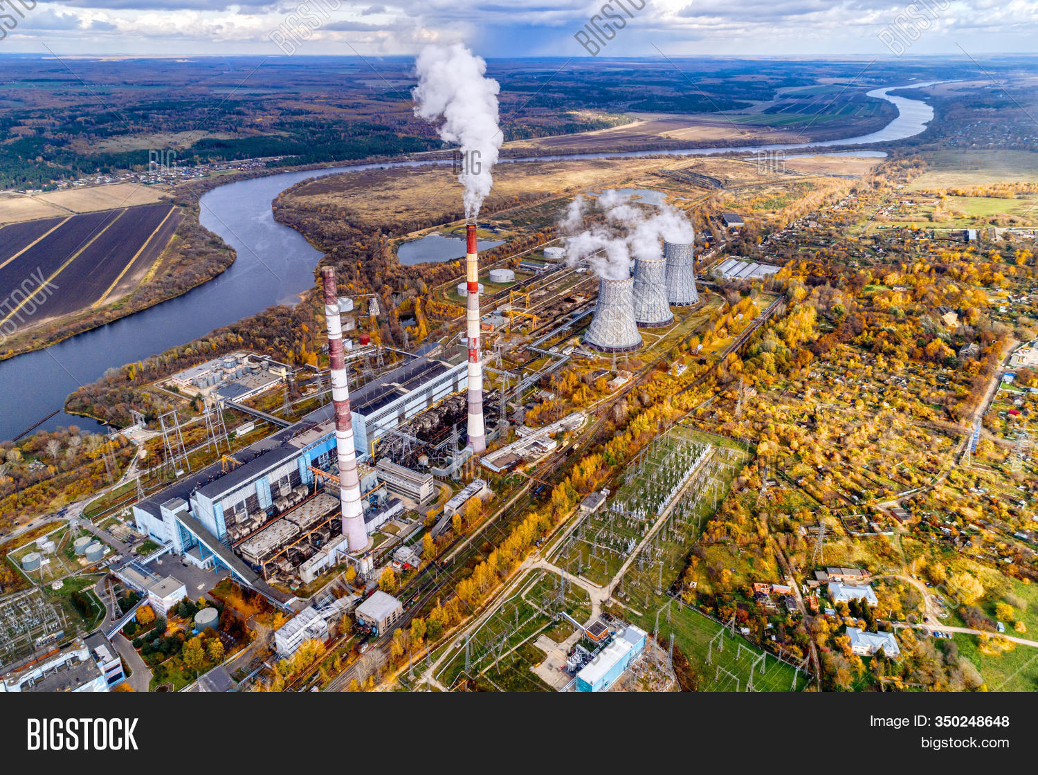 Power Plant Generating Image & Photo (Free Trial) | Bigstock