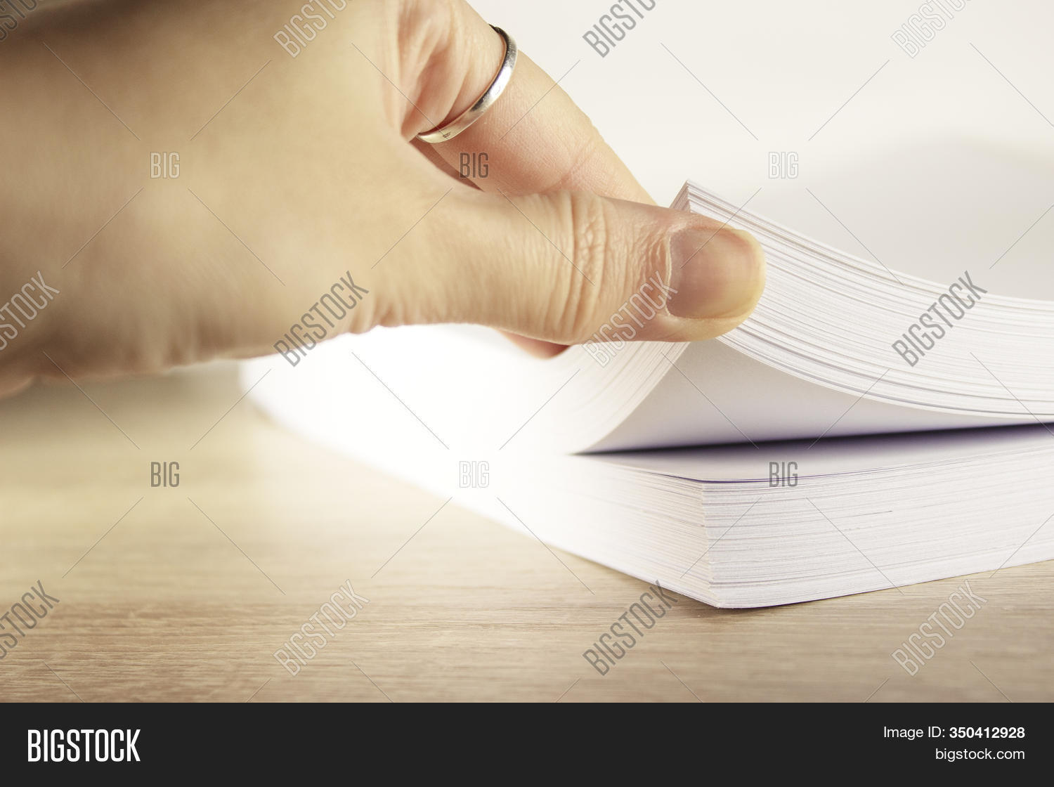 Stack Paper On Office Image & Photo (Free Trial) | Bigstock
