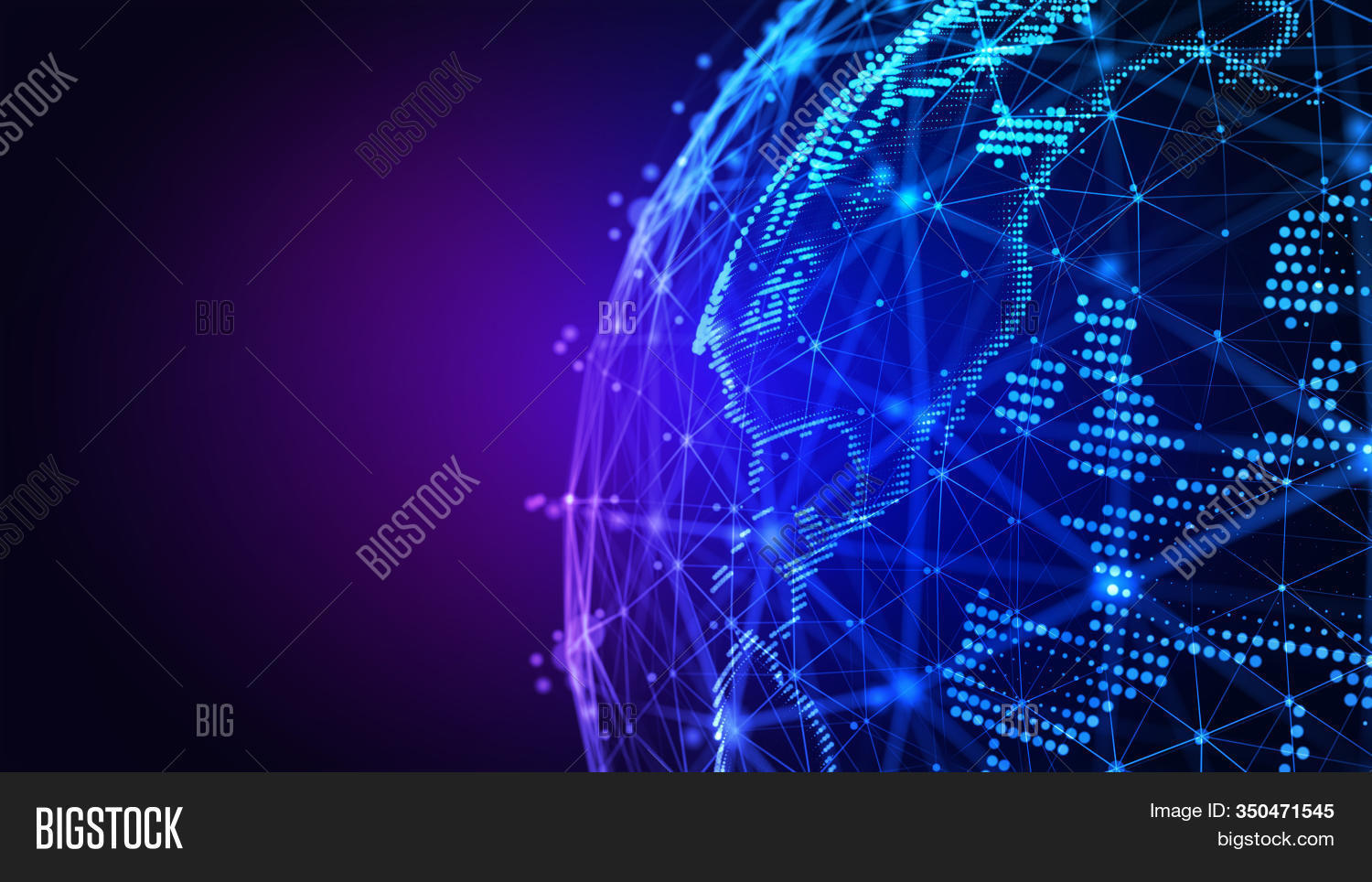 Connection Lines Globe Image & Photo (Free Trial) | Bigstock