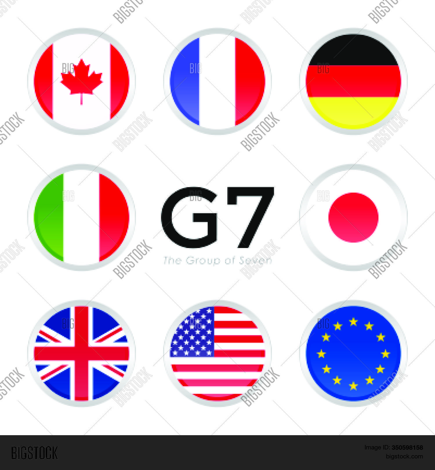 G7 Summit Flags Vector & Photo (Free Trial) | Bigstock
