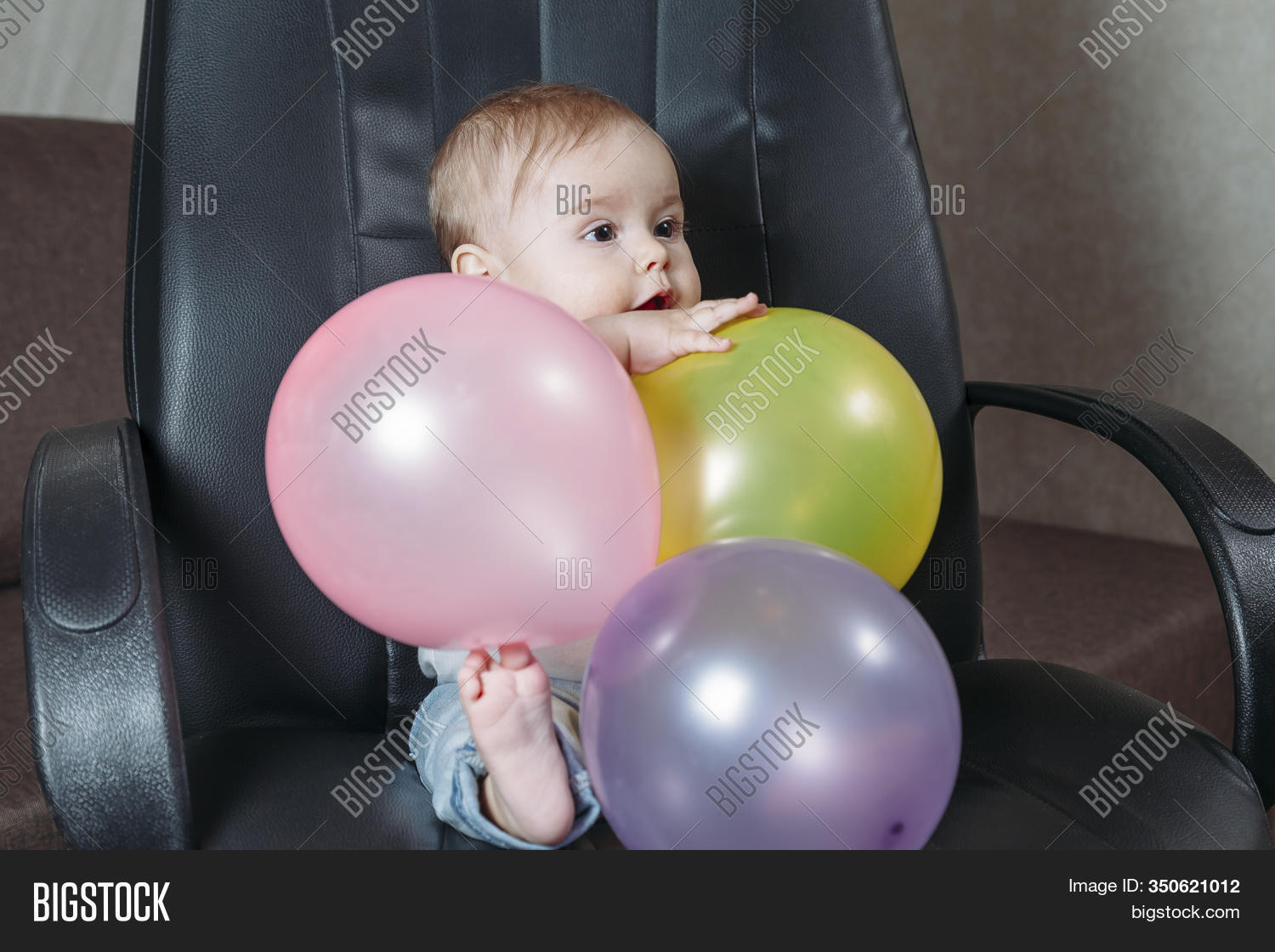 Funny Child Sitting On Image & Photo (Free Trial) | Bigstock